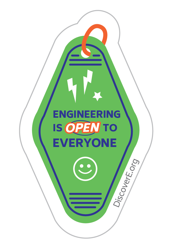 Engineering is Open to Everyone Sticker [Bulk Pack] – DiscoverE Store