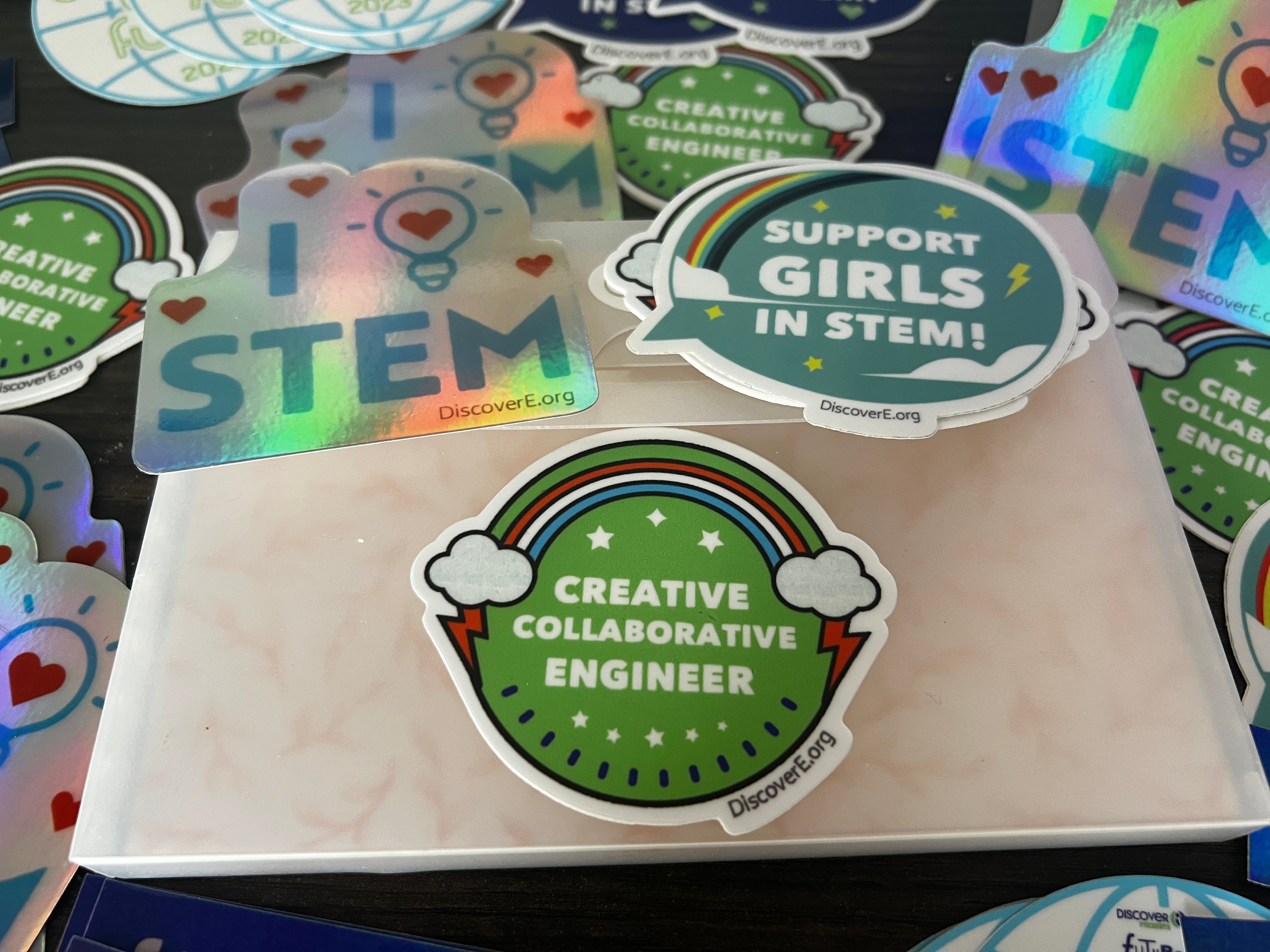 Creative Collaborative Engineer Sticker [Bulk Pack] – DiscoverE Store
